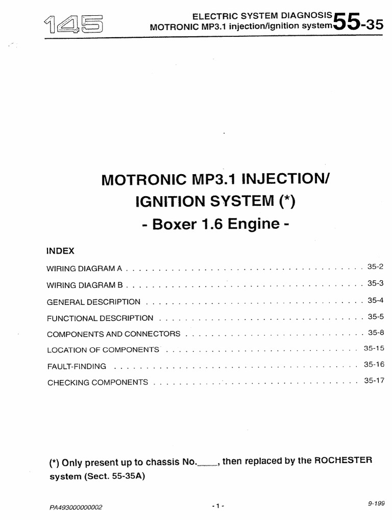 Alfa Romeo 145 Motronic MP3.1 | PDF