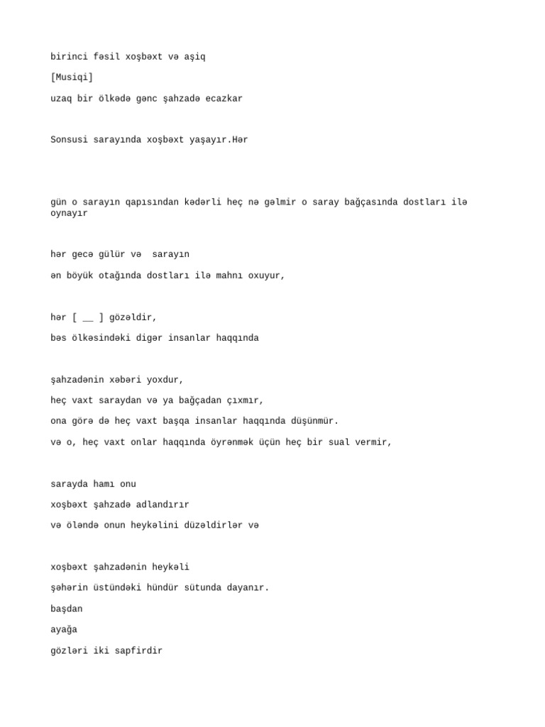 (Azerbaijani) The Tears of The Happy Prince - Learn English Through ...