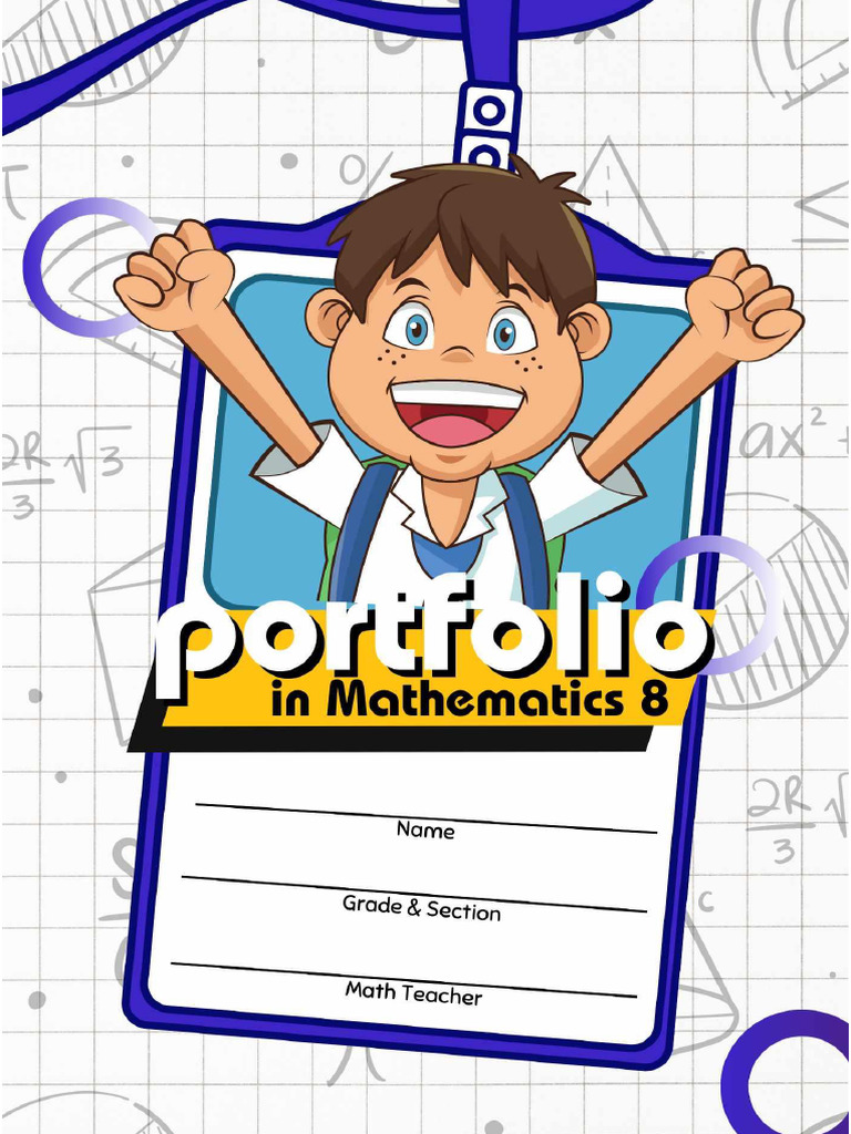 Math 8 Cover Pageportfolio and Notebook | PDF