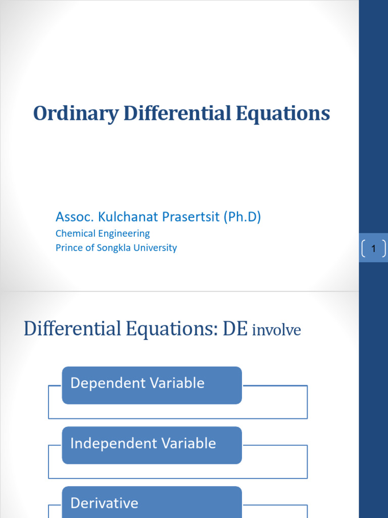 De Autosaved | PDF | Ordinary Differential Equation | Differential Equations