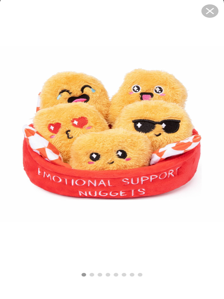 Emotional Support Chicken Nuggets Squishy Plush Nuggets by What Do You ...