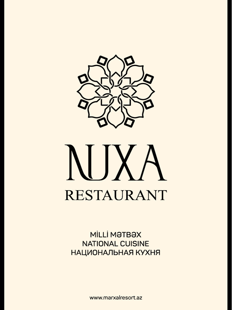 Nuxa Menu | PDF