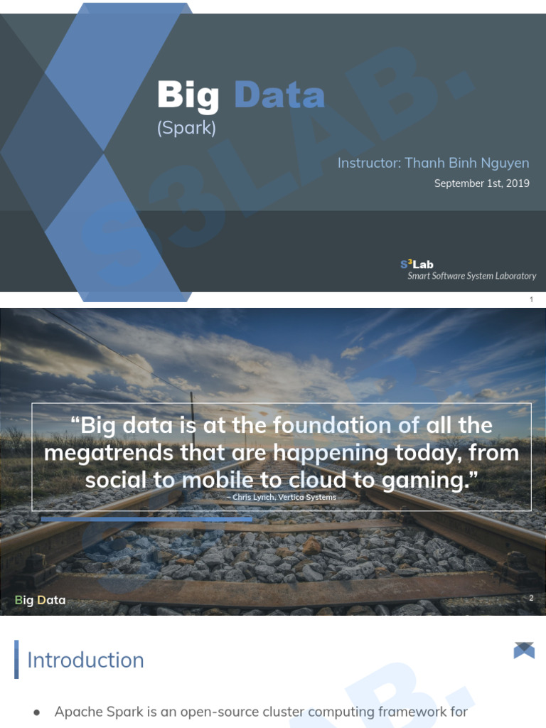 big_data_topic3_[spark]_[thanh_binh_nguyen].TextMark | PDF | Apache Spark | Apache Hadoop
