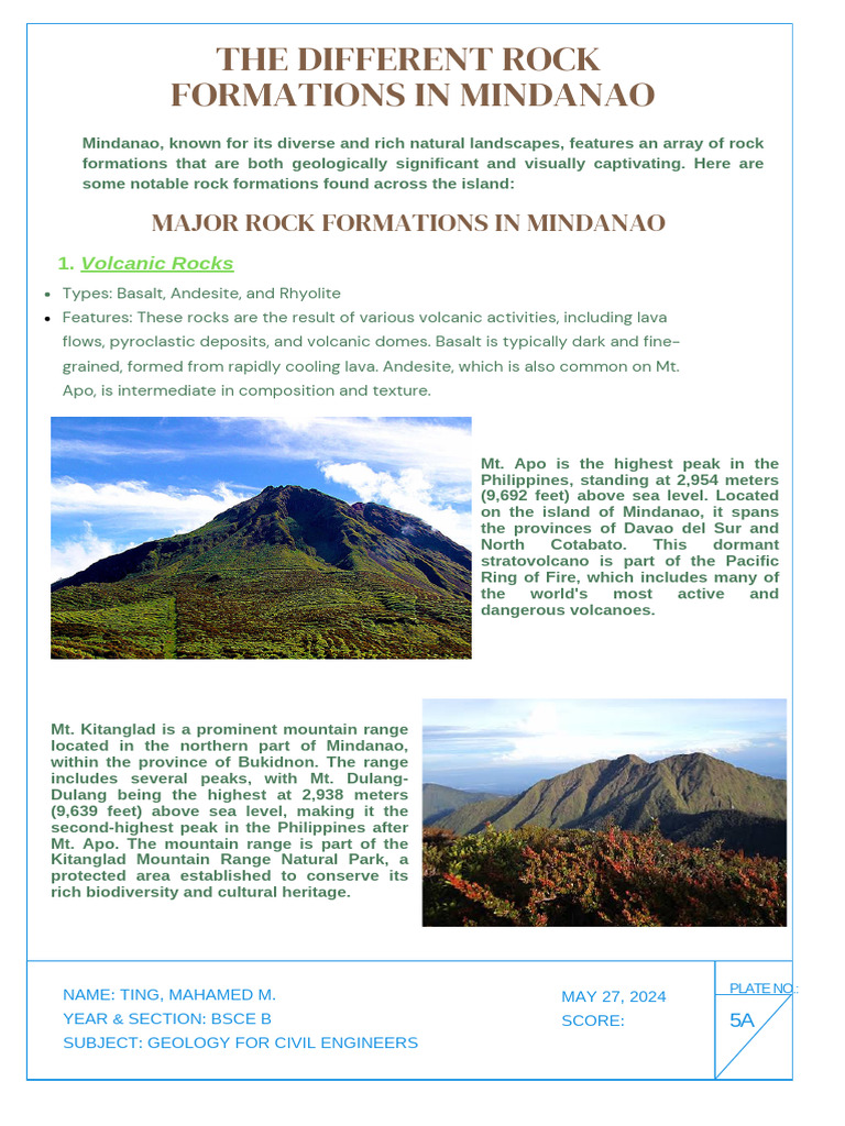 GEO (1) | PDF | Geology | Volcano