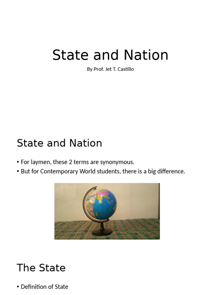 (2) State and Nation | PDF | Palestinians | Arabian Peninsula