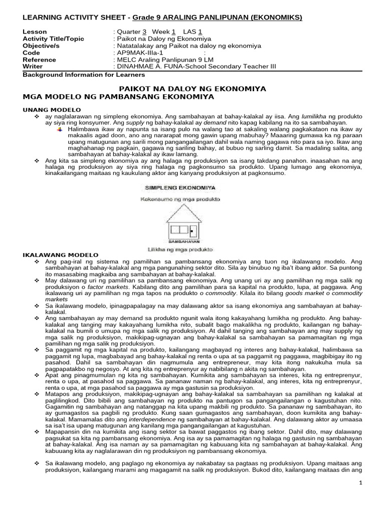 AP9_Q3_WEEK2_LAS1 | PDF