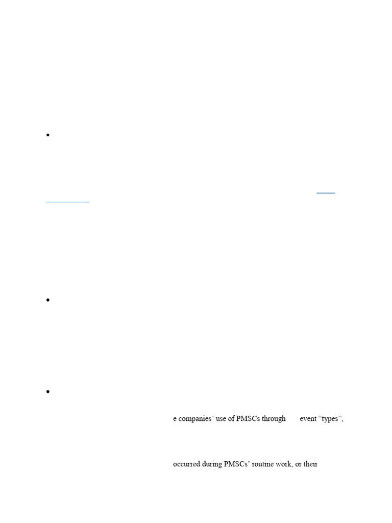 PMSCs 2.o | PDF | Human Rights | Police