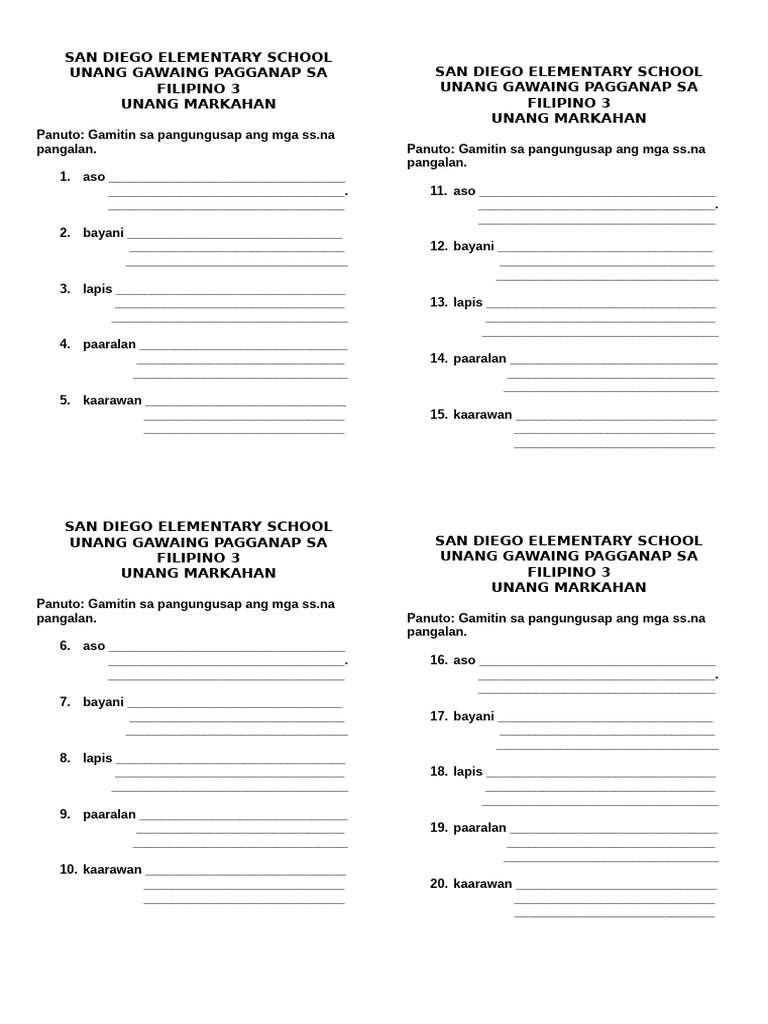 GP#1 Sa FIL3 - Q1 | PDF