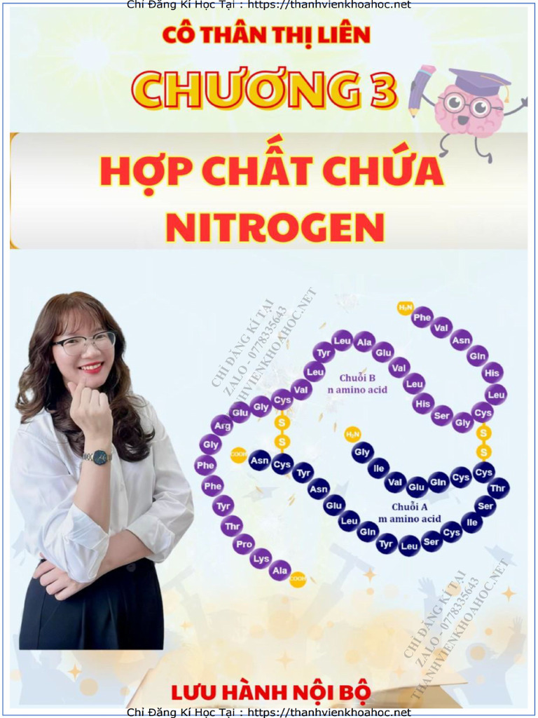 TÀI LIỆU CHƯƠNG 3 - LỚP VIP 2K7 CÔ LIÊN | PDF