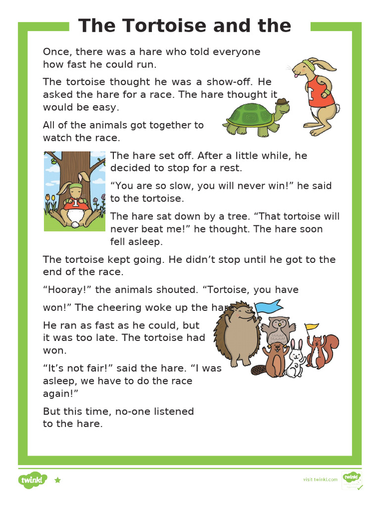 the-tortoise-and-the-hare-story | PDF