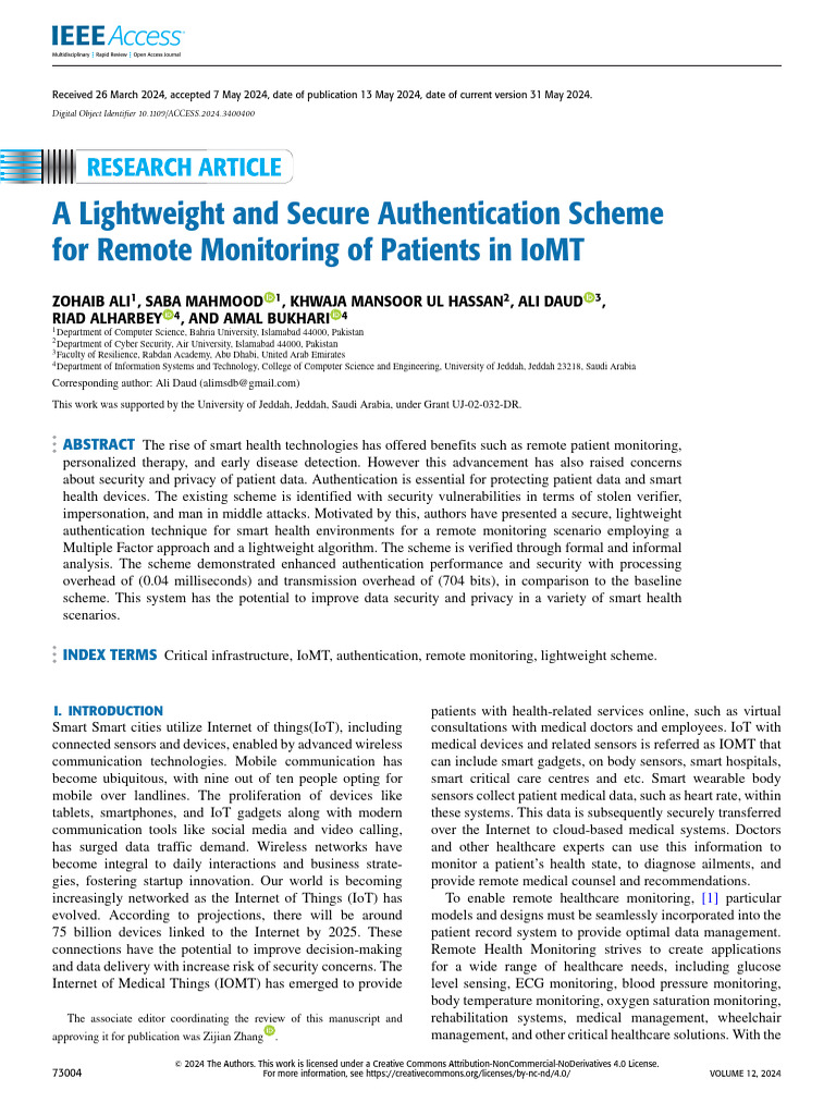 A_Lightweight_and_Secure_Authentication_Scheme_for_Remote_Monitoring_of_Patients_in_IoMT | PDF ...