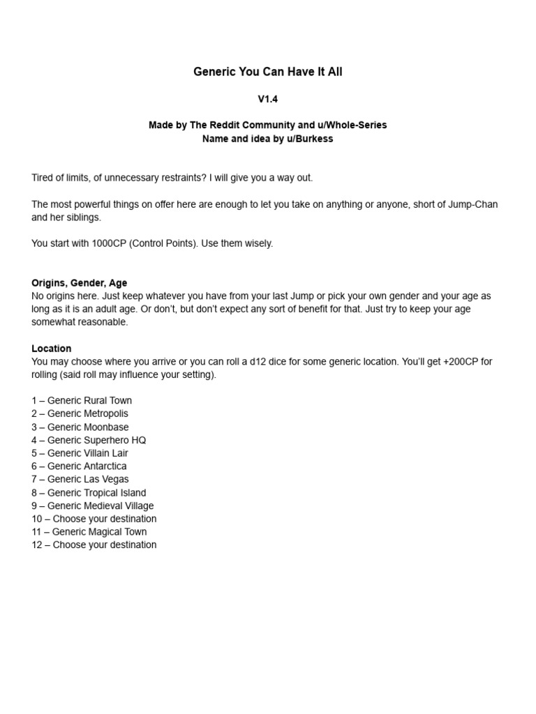 Generic You Can Have It All V 1.4 | PDF | Emotions | Thought