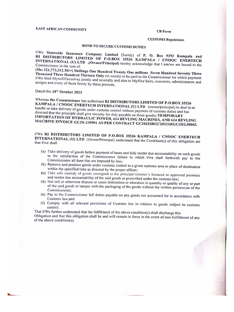 Cb10 Signed Form | PDF