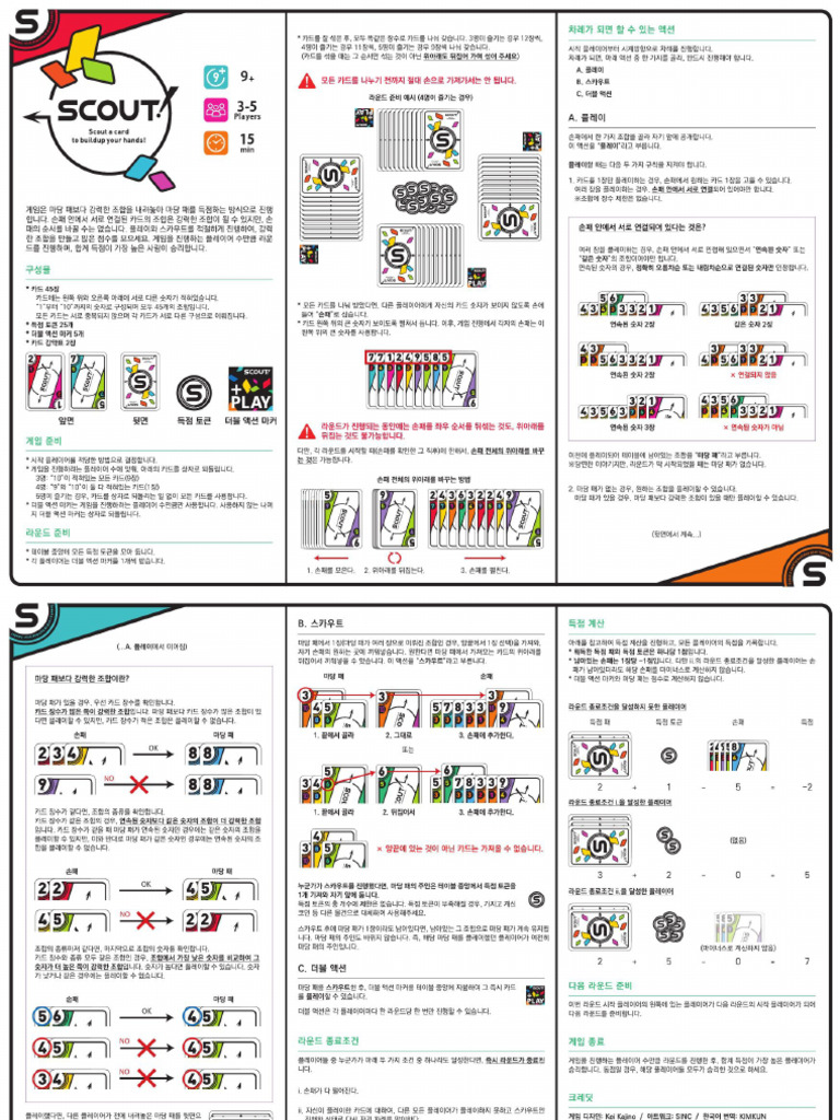 SCOUT Rules KOR v2.0.2020 | PDF