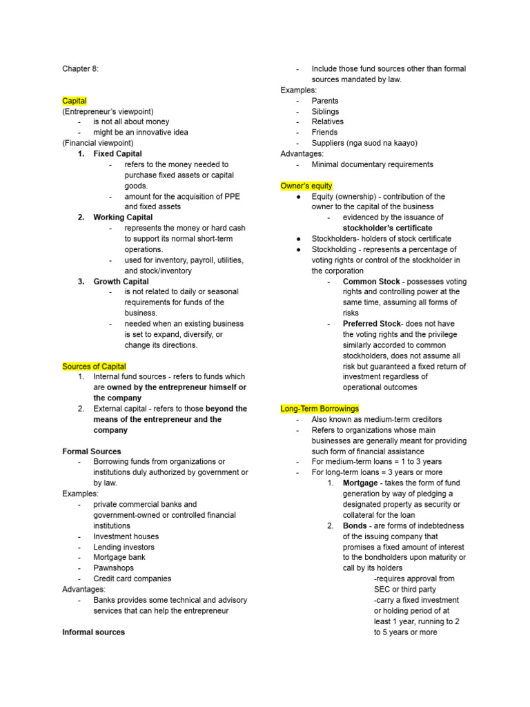 Entrep Reviewer | PDF | Cost Of Living | Employment