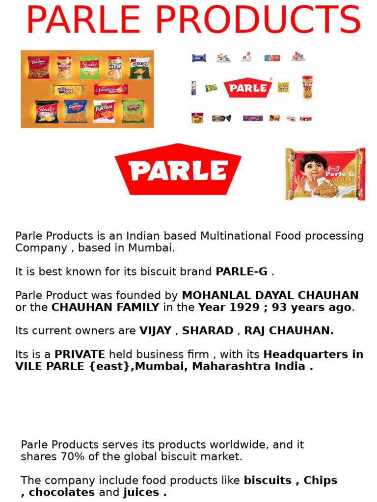 Parle Products: A Market Leader in Biscuits | PDF | Marketing | Brand