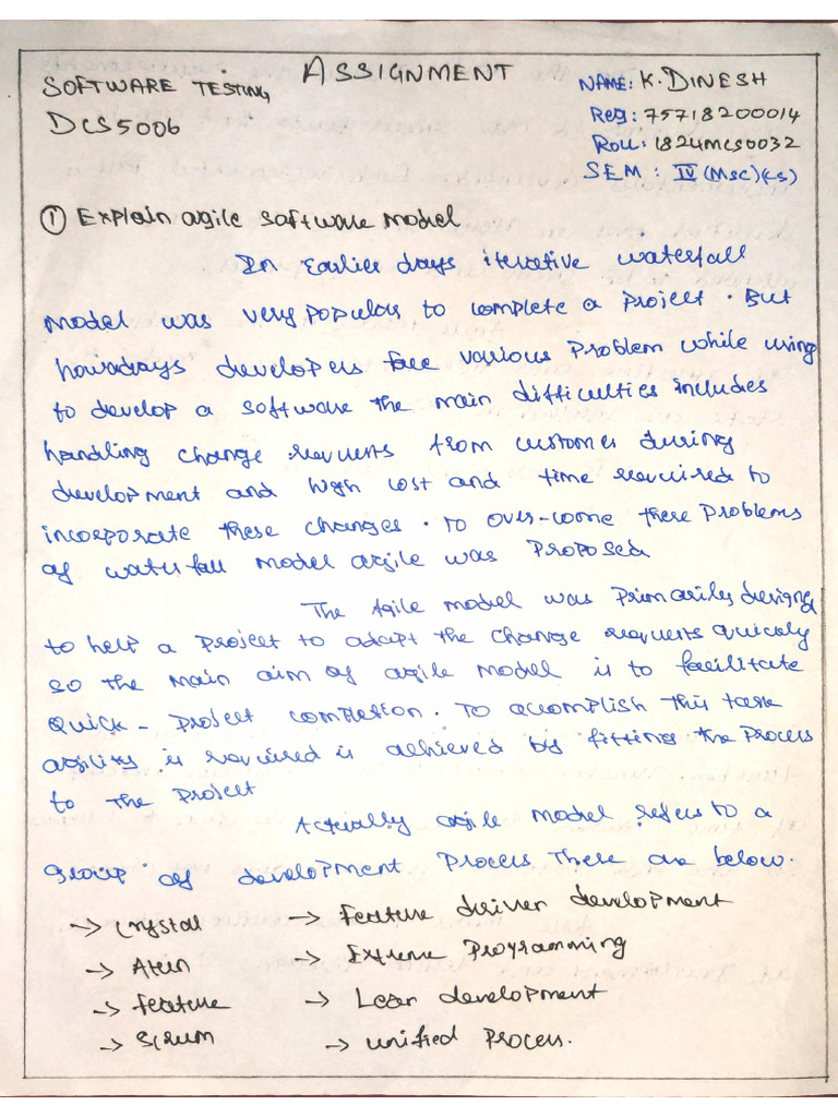 Software_Testing_Dinesh_K | PDF