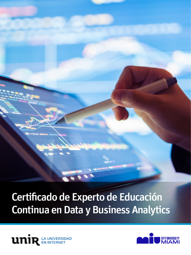 Certificado Educacion Continua Data Business Analytics | PDF | Big Data | Informática