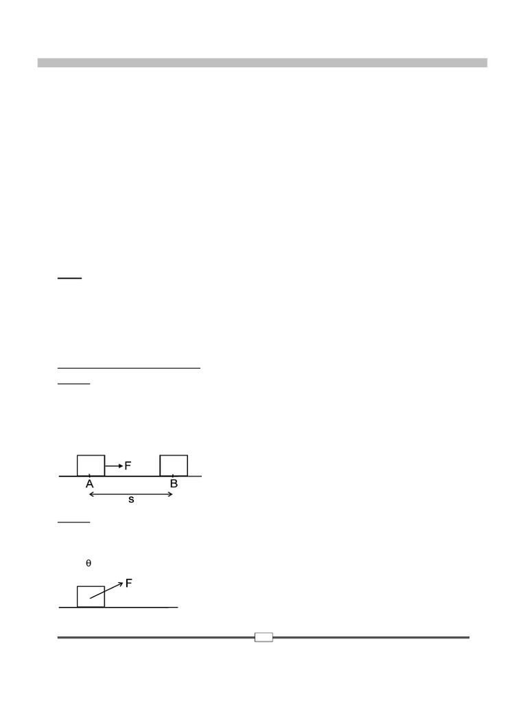 Work & Energy & Power (Lecture Note) | PDF | Force | Power (Physics)