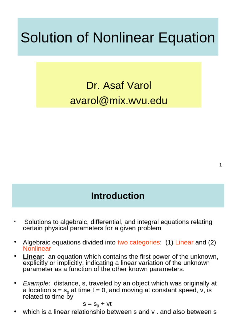 ChemidtruCh2a | PDF | Nonlinear System | Equations