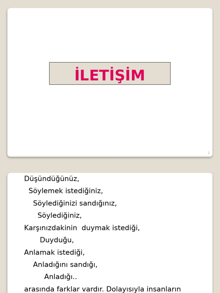 Iletisim | PDF