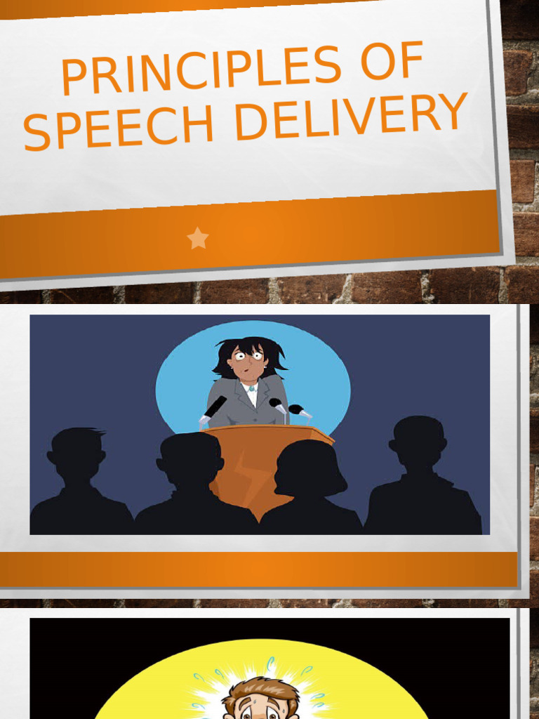 Principles of Effective Speech Delivery | PDF | Gesture | Speech