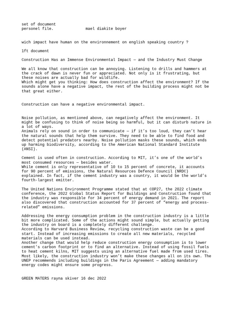 Set of Document | PDF | Oil Sands | Renewable Energy