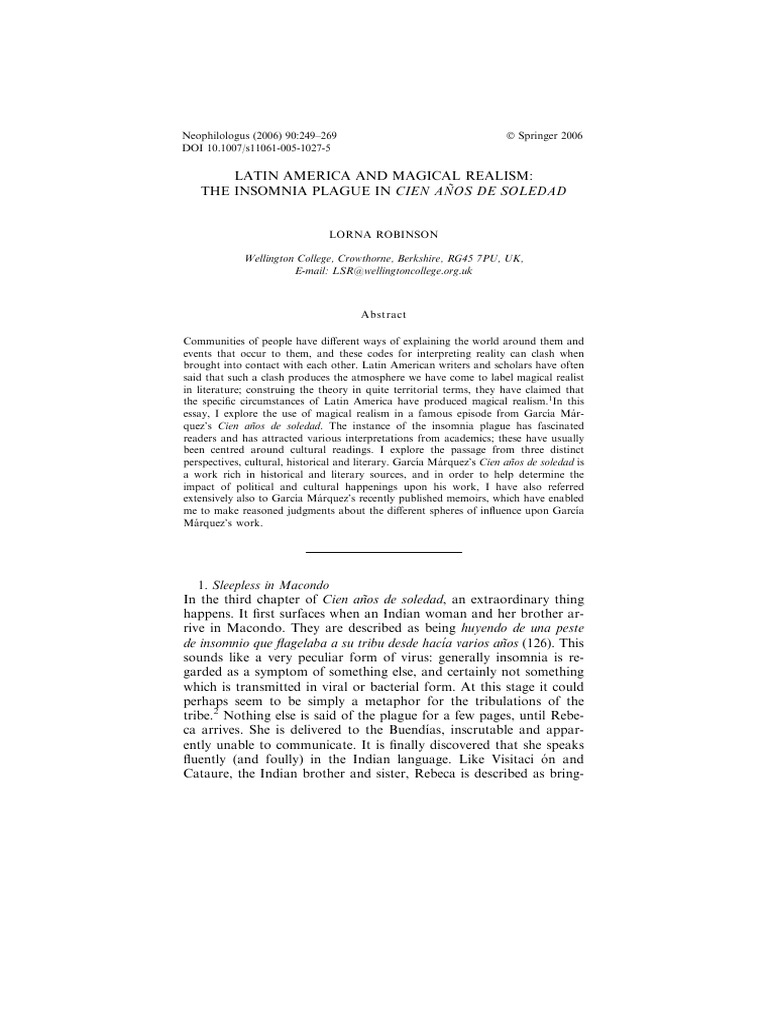 Insomnia Plague by Lorna Robinson | PDF | Latin American Literature