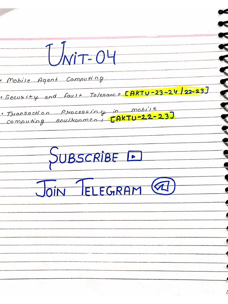 Mobile Computing Unit 4 | PDF