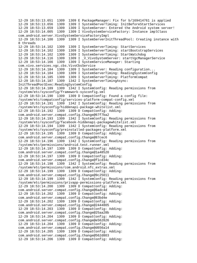 Log | PDF | Computer Architecture | Operating System Technology