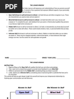 List of 50 Simple Adjectives For The Johari Window Exercise | PDF