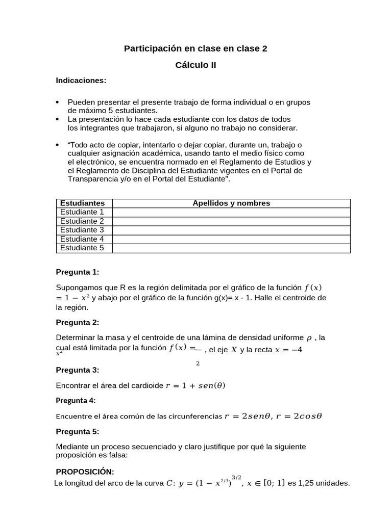 Sesión Integradora 2-Cálcu | PDF