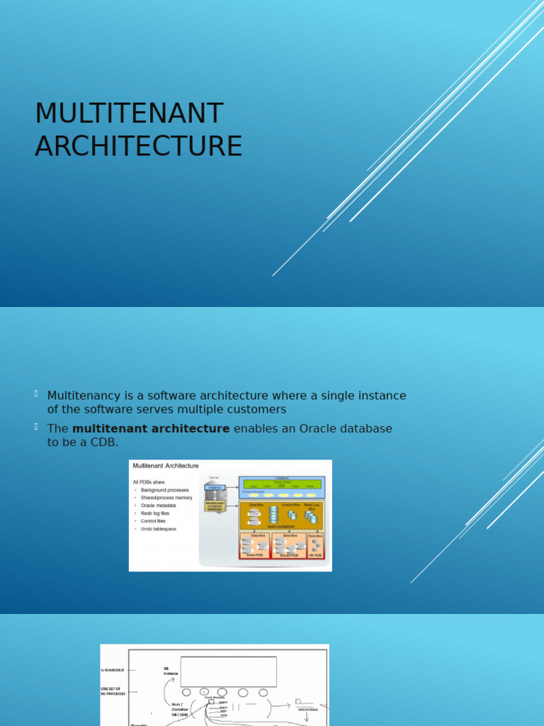Multitenant Architecture | PDF