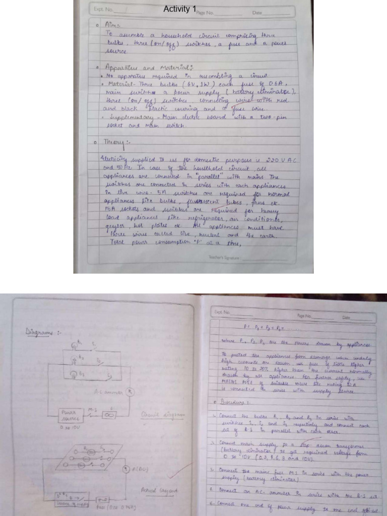 Activity (Physics (042) File) | PDF
