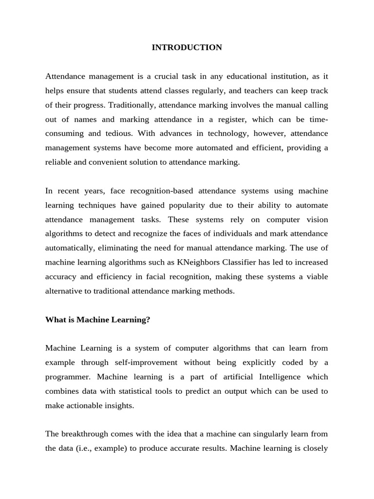 INTRODUCTION | PDF | Machine Learning | Statistical Classification