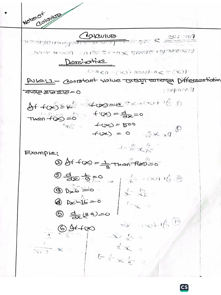 Business Math - Calculus | PDF