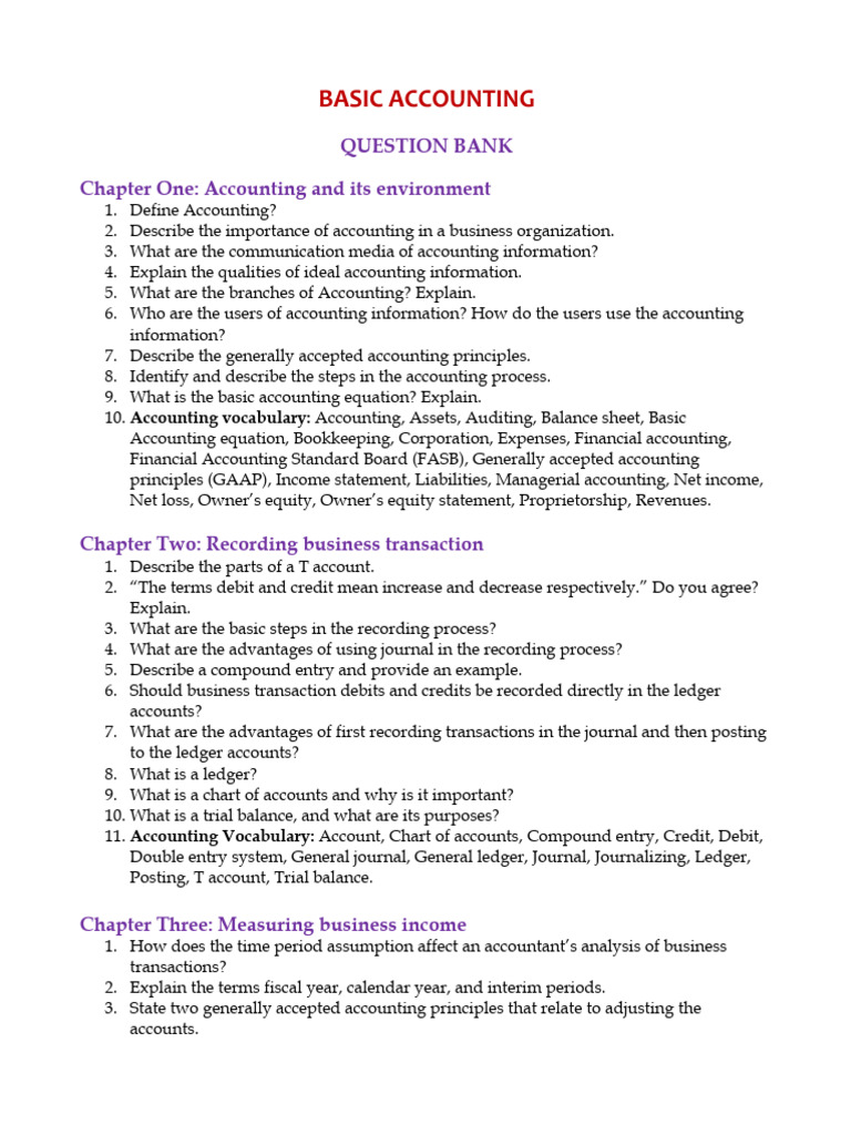 Theory_ | PDF | Debits And Credits | Financial Accounting