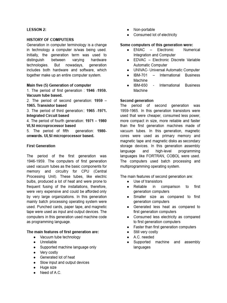 lesson 2 it | PDF | Integrated Circuit | Personal Computers