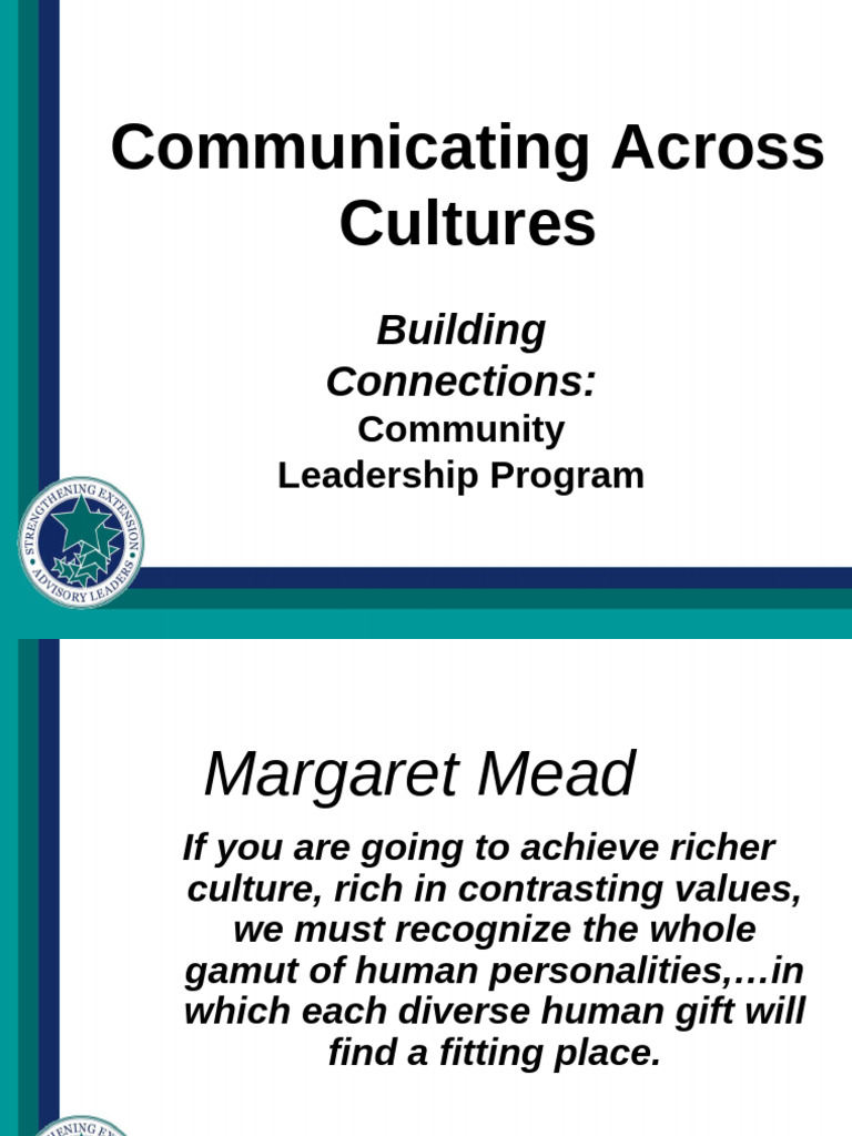 Culture | PDF | Nonverbal Communication | Communication