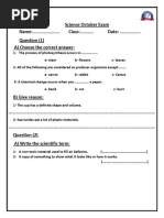 Science Assessment Grade 3 Plants (Twinkl) | PDF | Pollination | Plants