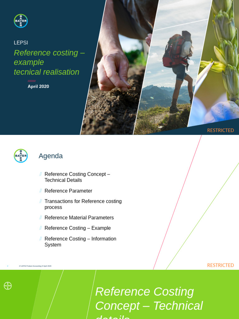 US RC Ref Costing - Example - New | PDF | Information | Crops