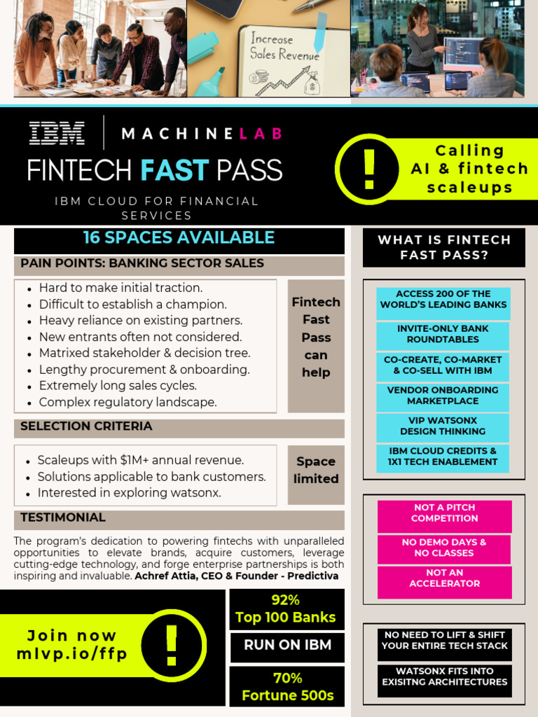 Fintech Fast Pass - Scaleup Flyer | PDF | Business | Computing