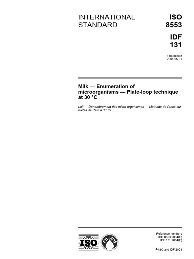 Iso 8553 2004 Ed1 en 31882 3 CPDF | PDF | International Organization For Standardization