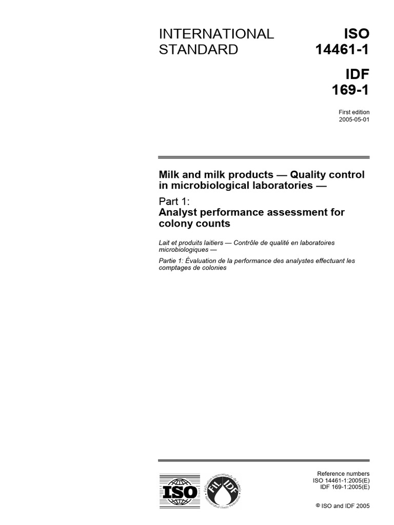 Iso 14461-1 2005 Ed1 en 36837 7 CPDF | PDF | International Organization ...