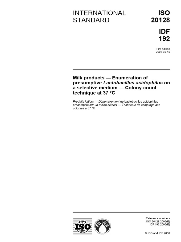 Iso 20128 2006 Ed1 en 35292 3 CPDF | PDF | International Organization ...