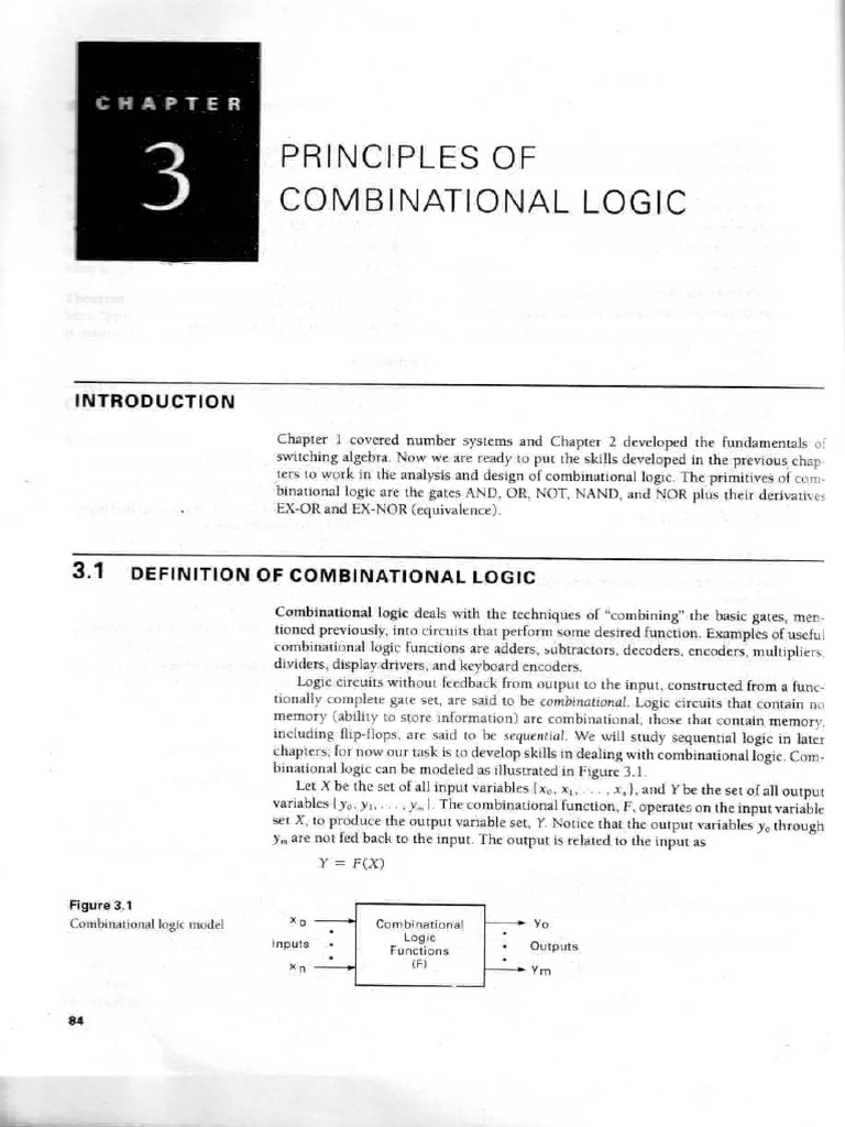 Digital Logic Module 1 | PDF