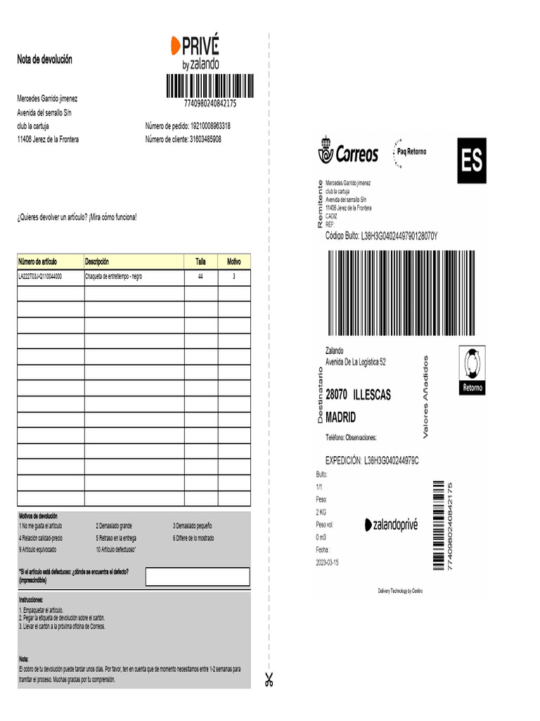 Zalando Privé | PDF