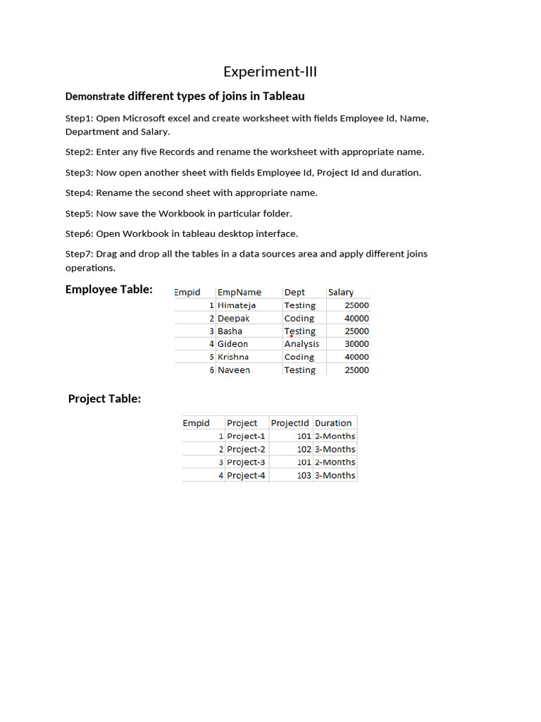 Experiment III | PDF