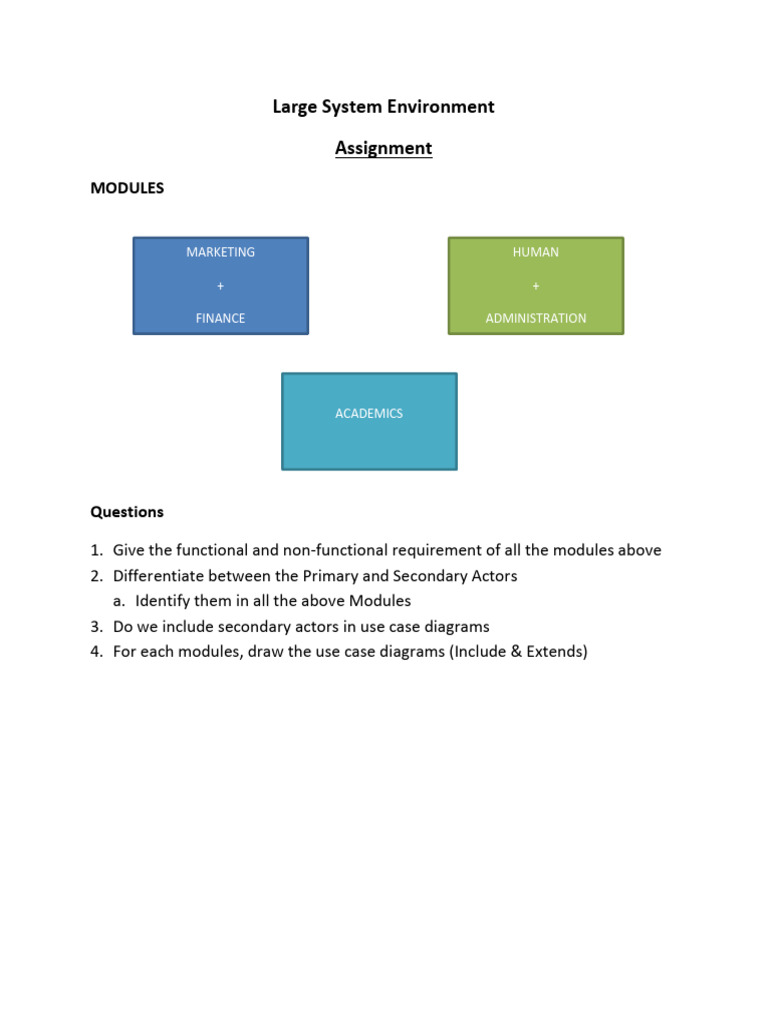 Large System Environment Assignment 2 | PDF