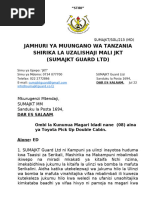 Mkataba Wa Mauzinao Ya Gari Mpya | PDF